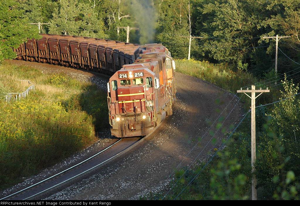 DM&IR 214 on Proctor Hill